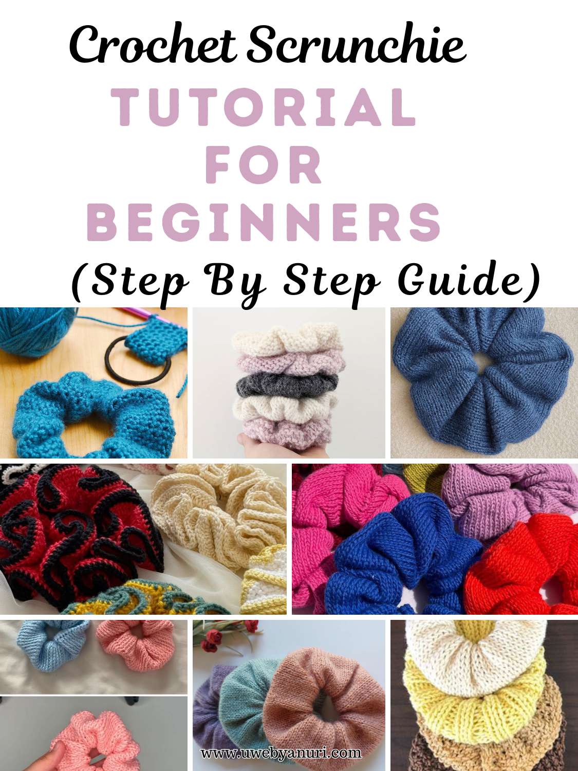 Crochet Scrunchie Tutorial for Beginners